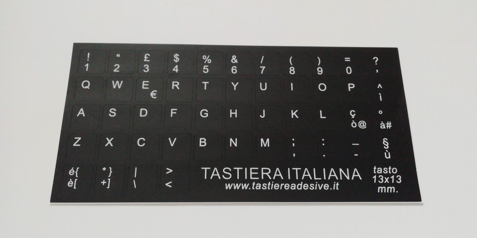 Tastiera Adesiva Lingua Italiana Pc (1 kit) (misura tasto 13x13mm ...